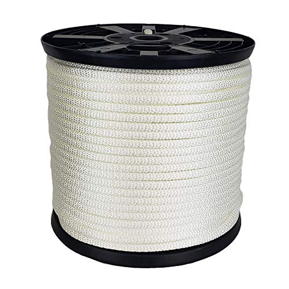 3/8 inch Knotrite Nylon Rope - 500 Foot Spool | 100% Nylon - Solid Braid - Dyeable - Industrial Grade - High UV and Abrasion Resistance