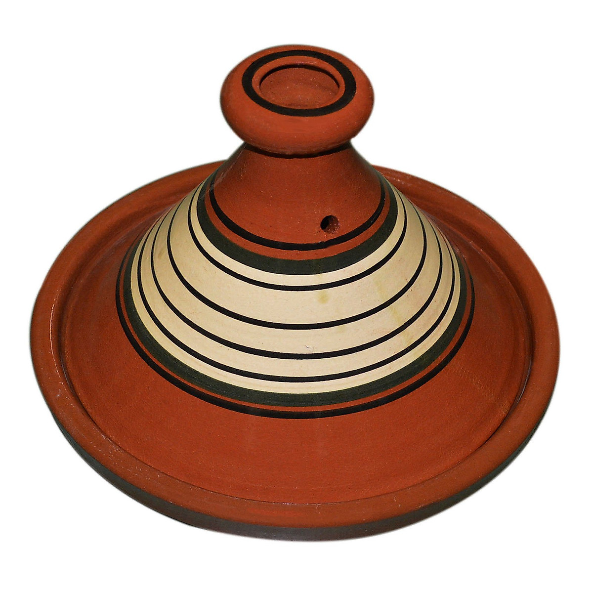 Moroccan Handmade Safe Cooking Tagine Glazed X-large 13 inches Across Traditional