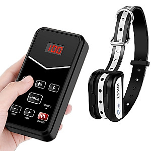 BHCEY Wireless Dog Fence, Electric Fence System,Remote Dog Shock Training Collar 2 in 1, Perimeter Wireless Dog Boundary Pet Containment System Outdoor for The Yard,Suitable for Large/Small Dogs