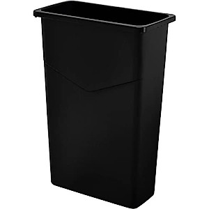 Global Industrial Triple Recycling Trash Container System, 23 Gallon Each