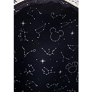 Loungefly X LASR Exclusive Disney Celestial Dreams Black Holographic Sequin Minnie Mini Backpack - Fashion Cosplay Disneybound Cute Backpacks