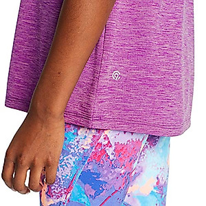 C9 Champion girls Performance Tank Yoga Shirt, Purple Shell Heather, Large US