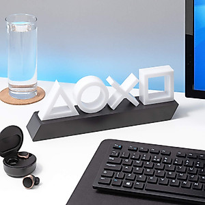 PlayStation PS5 Icons Light and Logo Light, Music Reactive Game Room Lighting PlayStation Room Decor