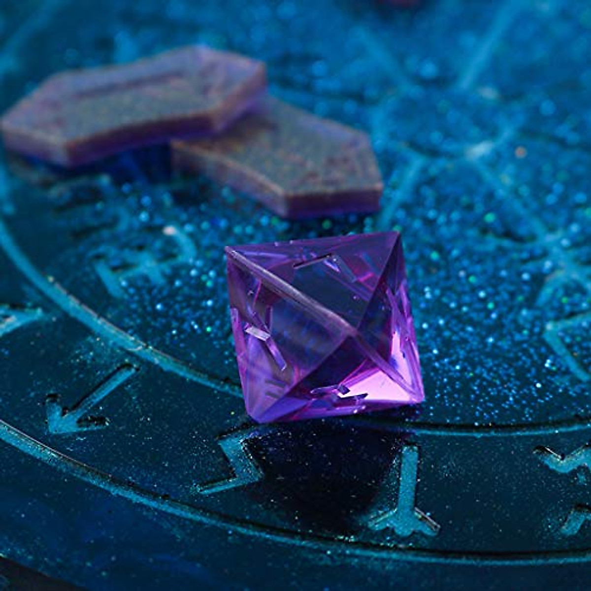 Runes Symbol Cards Epoxy Resin Mold Divination Board Silicone Mould Resin Silicone Tray Molds Casting Mold for Epoxy Resin