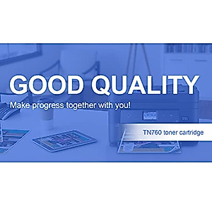 XAV Compatible TN 760 Toner Cartridge Replacement for Brother TN-760 TN760 TN 760 for HL-L2395DW HL-L2390DW HL-L2370DW HL-L2350DW MFC-L2750DWXL L2750DW L2710DW DCP-L2550DW Printer (2PK TN760 Toner)