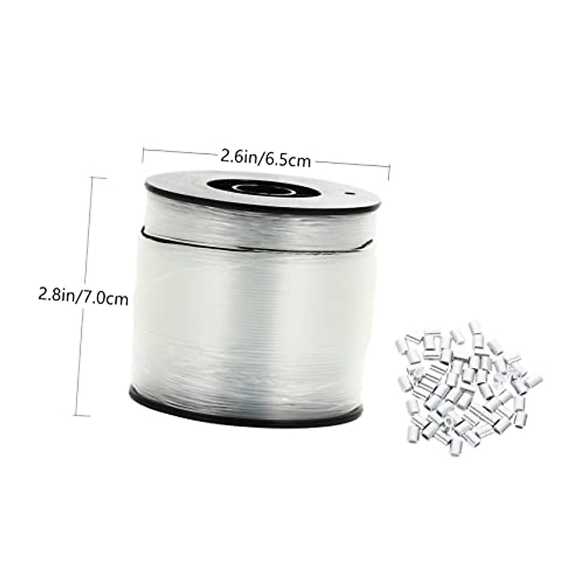 BESPORTBLE 3 Sets Nylon Fishing line Aluminum Parts Nylon Fishing Leaders Nylon Fishing Bait line Fishing Wire Tube Nylon Fishing Rope Wear-Resistant Fishing Rope 200M Fishing Line Nylon Rope