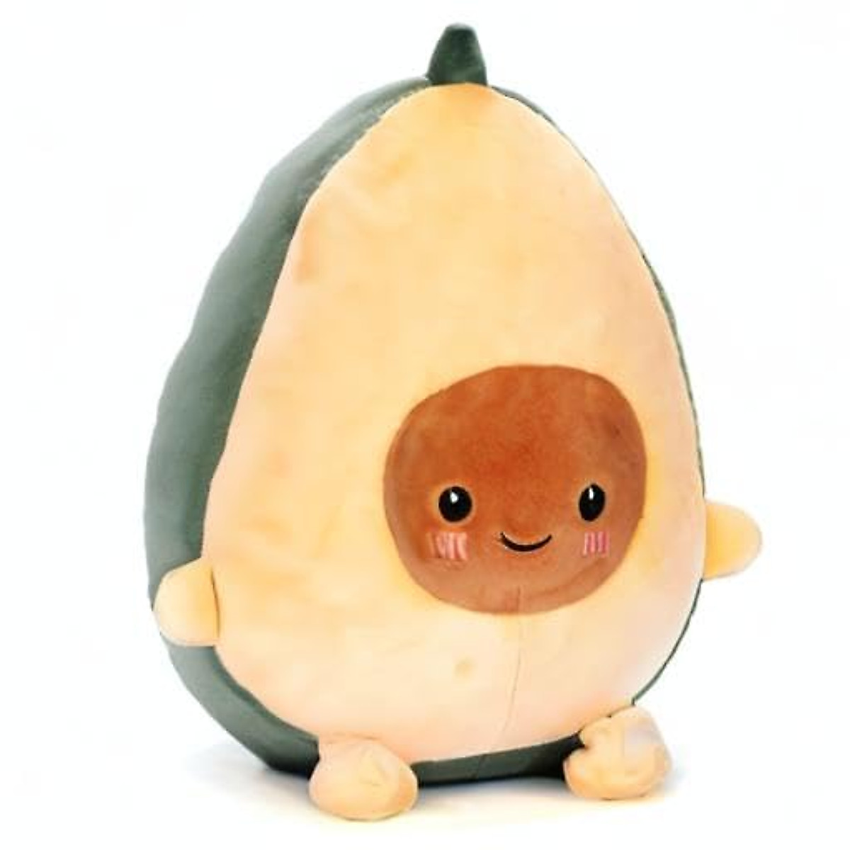 SNOWOLF Avocado Plush Cute Avocado Hugging Pillow Food Fruit Shaped Stuffed Doll Toy Soft Cushion (30cm/11.81in)