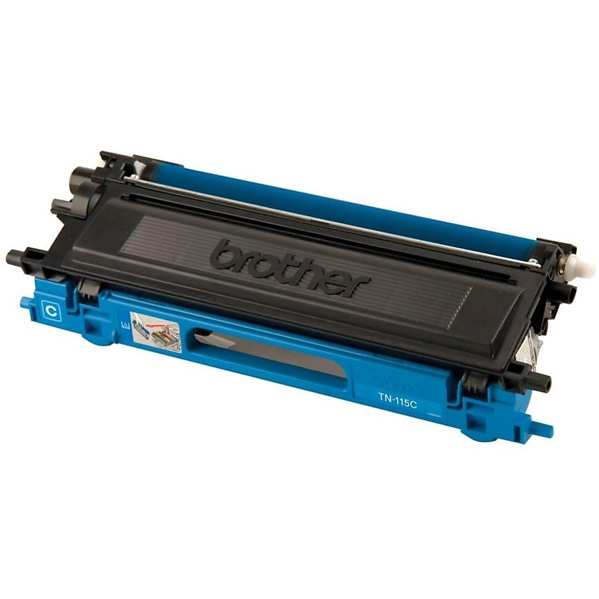 Brother TN-115C DCP-9040 9042 9045 HL-4040 4050 4070 Toner Cartridge (Cyan) in Retail Packaging