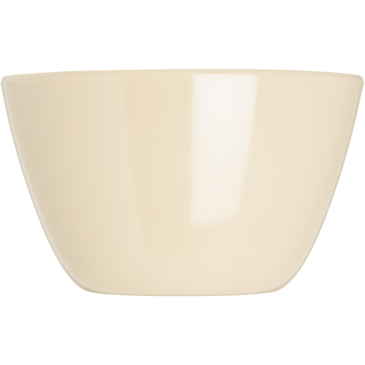 Carlisle FoodService Products Kingline Reusable Plastic Bowl Soup Cup for Home and Restaurant, Melamine, 8 Ounces, Tan, (Pack of 48)