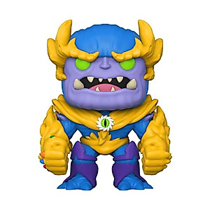 POP Marvel: Monster Hunters - Thanos Funko Vinyl Figure (Bundled with Compatible Box Protector Case), Multicolored, 3.75 inches