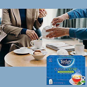 Tetley Classic Decaf Decaffeinated Black Tea Bags, 72 count - Pack of 3 (216 count in total)