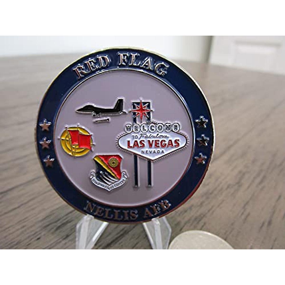 United States Air Force Nellis Red Flag 64th Aggressors 57th Wing Air Combat Command Challenge Coin