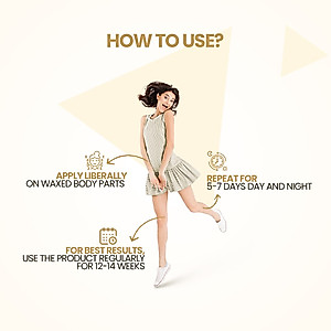 NEUD Natural Hair Inhibitor for Permanent Reduction of Unwanted Body & Facial Hair in Men & Women - Pack of 1