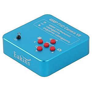 Handheld Digital Microscope Accessories 48MP 2K Video Microscope Camera, 100X 130X 180X 200X 300X 500X Monocular Lens 56 LED Light Microscope Accessories (Color : Camera)