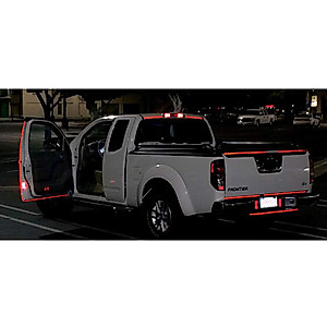 Red High Visibility DOT-C2 Reflective Tape 2 inch x 20 feet Safety Warning Conspicuity Tape Waterproof Self-Adhesive Tape for Trailer Vehicles Trucks Vans Bikes Cargos Helmets Poles