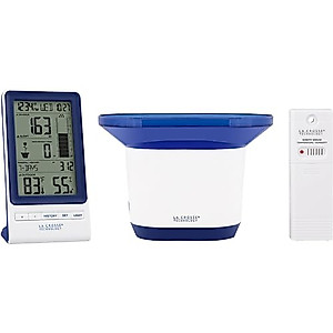 La Crosse Technology 724-1415BL Wireless Rain Station with Temperature and Humidity