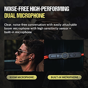 Sound Panda SPE-G9 Plus+ Gaming Earbuds Triple Driver 3.5mm with Dual Microphone | Wired Earbuds with 1.5m Cable | for PC, Mobile, Xbox, PS5, PS4, Switch | in-Ear Gaming Headset (Black)