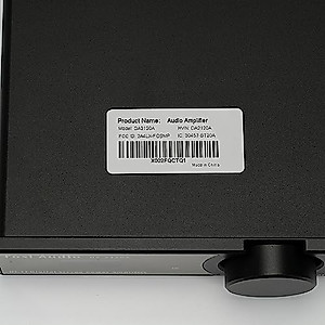 Fosi Audio DA2120A Bluetooth 5.0 2.1 CH DAC Amplifier Stereo Receiver Audio Hi-Fi Support aptX Integrated Class D Digital Power Amp for Passive Speakers Active Subwoofer with Remote Control