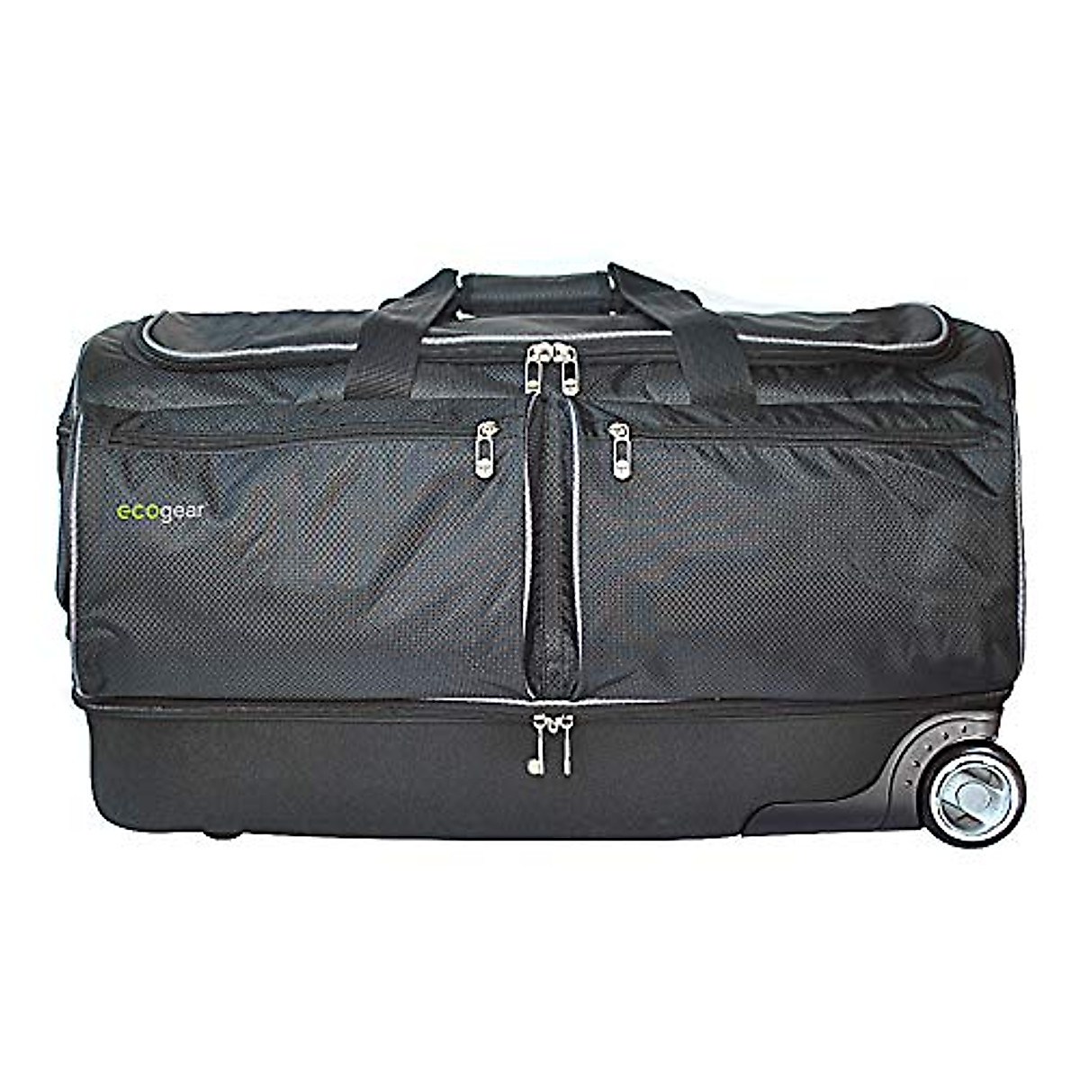 Ecogear 28" Travel Dance Duffel,Dance Costume Rack Duffle Carry-On Rolling Luggage with Large Rolling Duffel Bag, In-Line Wheel Garment Rack