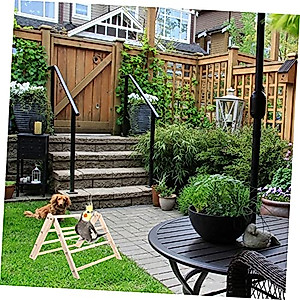 LIFKICH 1pc Perch Trainning Funny Parakeets Conures Toy Birdcage Rod Portable Balancing Safe Playpen Bar Rest Branch Ladder Rooster Platform Standing Folding Play Pet Chicken Exercise