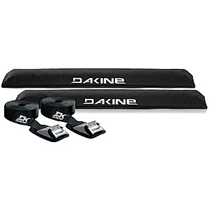 Dakine Long Aero 28" Rack Pads with Dakine Baja 12' Tie Down Straps Bundle