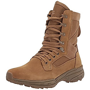 GARMONT TACTICAL T8 NFS 670 Military Combat Boots for Men and Women, Army, Air Force, AR670-1 Compliant Footwear, Lightweight, Suede Leather, Coyote, Size 10.5 Wide