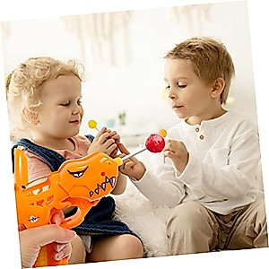 SAFIGLE Kids Robot Toy 6 pcs Sugar New for Ups Toy Shape Kids Dessert Gift Year Stand Robot Candy Electric -ups Surprise Birthday Party Prank Orange Colored Toys Creative