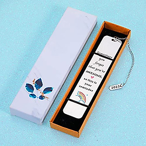Inspirational Gifts for Women Men Class of 2023 Graduation Gifts for Him Her 16/18/21 Birthday Gifts for Girls New Start Gift for Friends Bookmark for Readers End of Year Student Gifts from Teacher