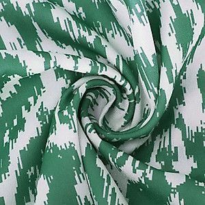 Cnebo New Women's Medium and Long Sleeve Dress with Tassels Wide Bohemian Print V Neck Length Sexy Maxi Dresses for Women 2023 Green