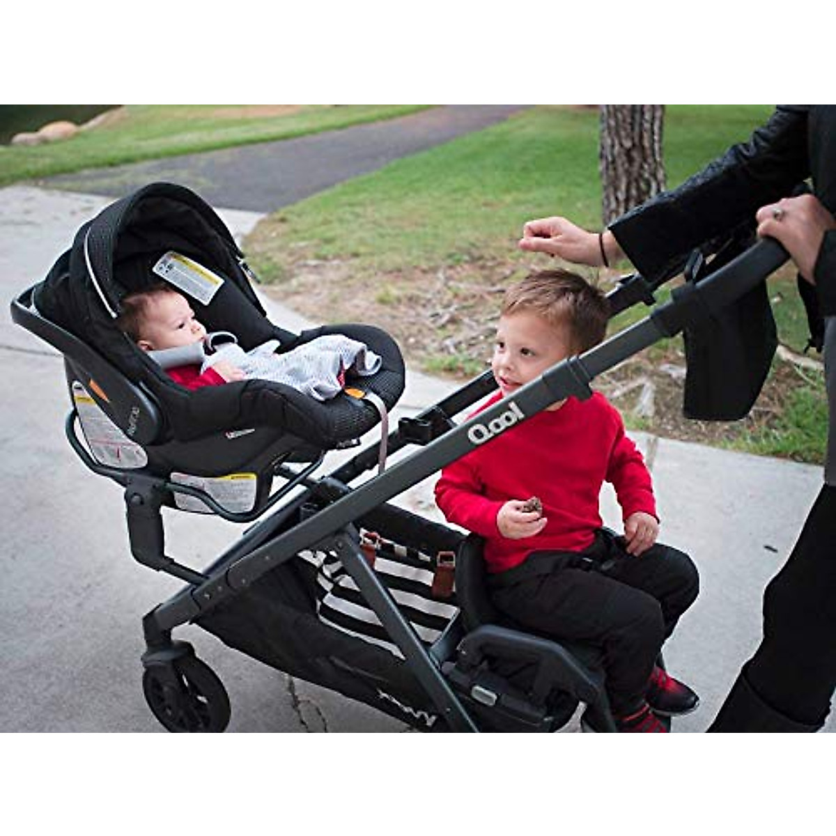 JOOVY Qool Bench Seat, Black