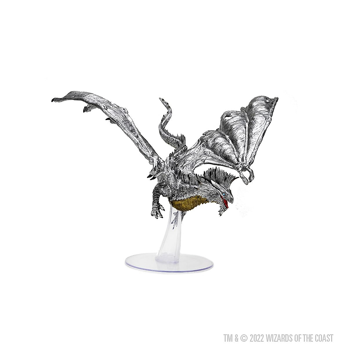 WizKids D&D Icons of The Realms: Adult Silver Dragon