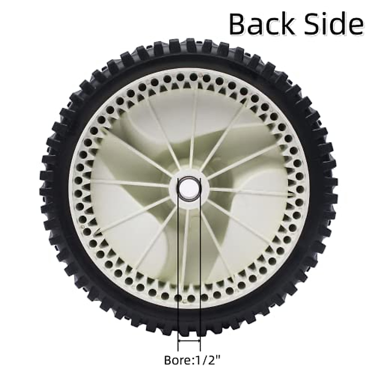 2 Pack Front Drive Wheels Replaces Craftsman Husqvarna 194231X427 532403111 Wheels 8"X1-3/4"