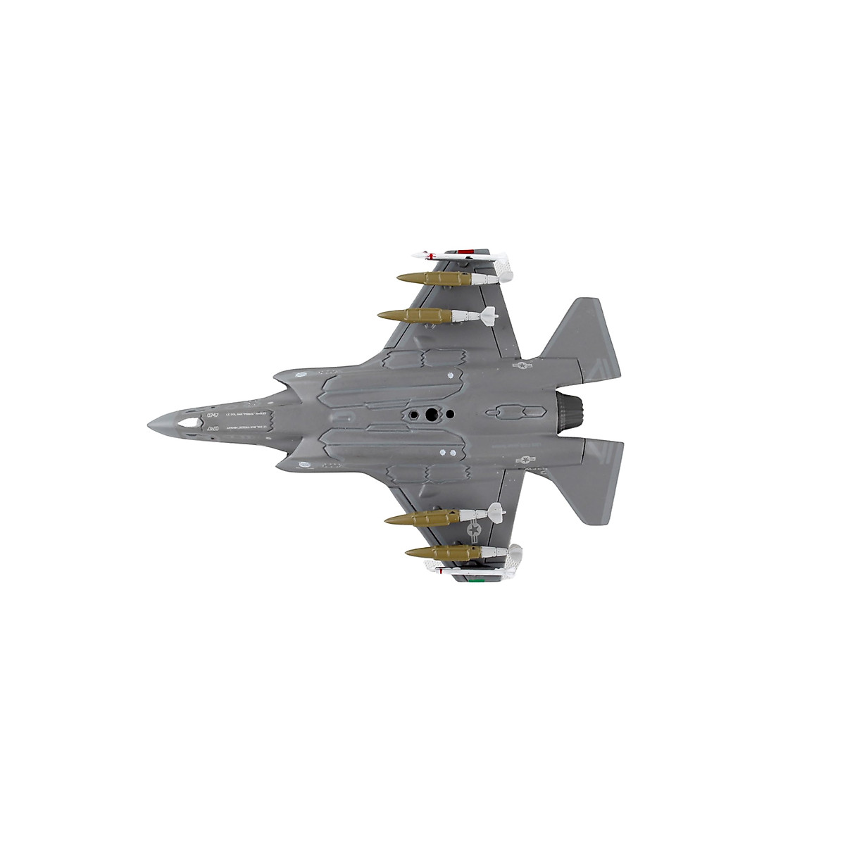 Daron Postage Stamp PS5602 USAF F-35 Version A , Lightning II , 1/144 Scale Diecast Model with Stand