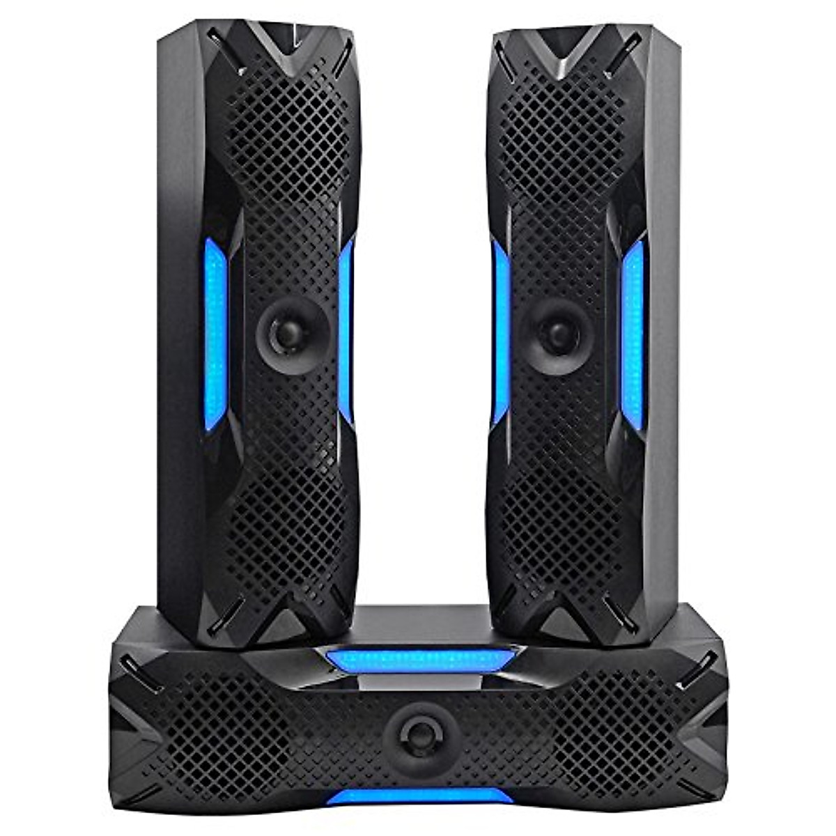 Rockville HTS56 1000w 5.1 Channel Home Theater System/Bluetooth/USB+8" Subwoofer, Black