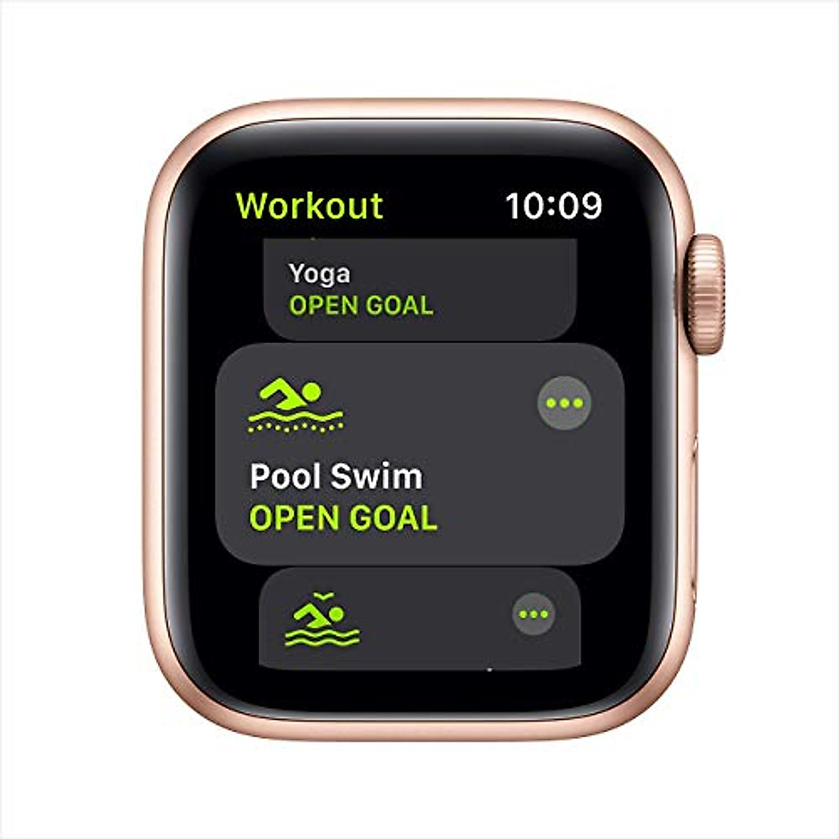 Apple Watch SE (GPS, 40mm) - Gold Aluminum Case with Pink Sand Sport Band (Renewed)