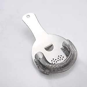 Etens Boston Cocktail Shaker Set, 6pc Bartender Kit Bar Set Bartending Tools Accessories: Weighted Shaking Tins, Mixology Strainer, Bell Jigger, Mixing Spoon | Martini shakers Drink Mixer