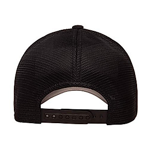 Flexfit Men's 110 Mesh Cap, Black, XX-Large