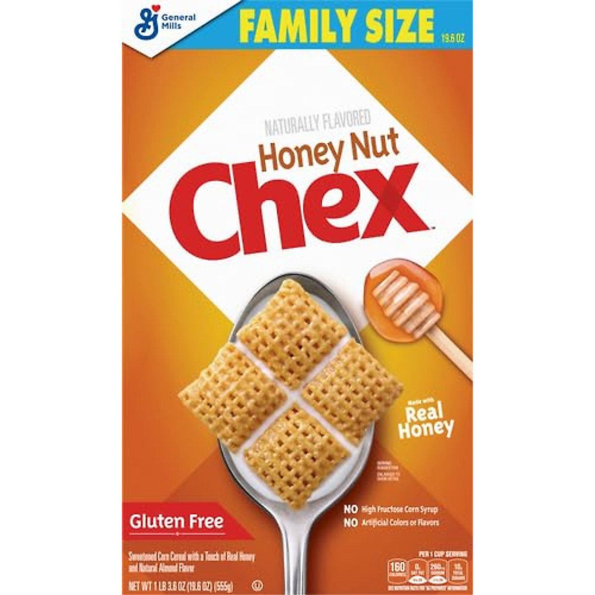Honey Nut Chex Cereal Family Size, 19.6 OZ