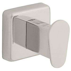 Franklin Brass 5501 Century Collection 2" Wall Mounted Single Robe Hook, Bright Stainless Steel