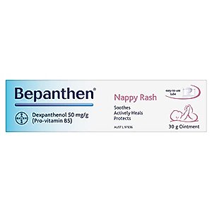 Bepanthen Nappy Rash Diaper Barrier Protection Ointment 30g