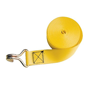 Erickson 53100 Yellow 2" x 27' Winch Strap, 5000 lb Load Capacity