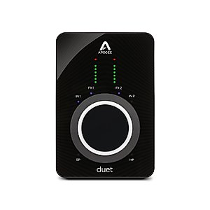 Apogee Duet 3-2 Channel USB Audio Interface for Recording Mics, Guitars, Keyboards on MAC and PC - Great for Recording, Streaming, and Podcasting, Runs Apogee DSP Plugin
