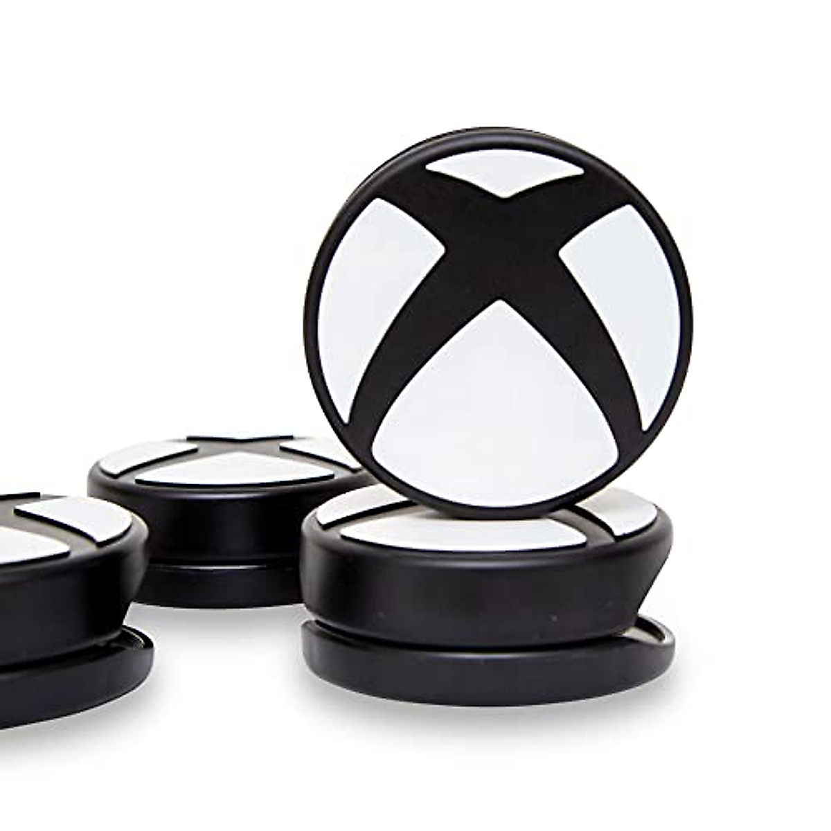 Xbox Logo Heavy Duty Chip Clips, Set of 4 | Plastic Bag Clamps For Snacks and Food Storage With Air Tight Seal Grip | Useful Home & Kitchen Decorations, Cute Video Game Gifts and Collectibles