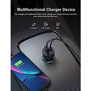 iZEEKER Dash Cam Front and Rear with SD Card 1080P Full HD Car Camera, Dual Dash Camera for Cars with Accident Recording, Parking Monitor, Night Vision, WDR