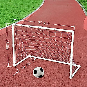 Portable Soccer Goal,Soccer Ball Net for Backyard,Stimulate Children's Enjoyment of Football,Football Kits is Ideal for Child Over 3 Years Old (2 Pack Folding Soccer Goal Net Set)