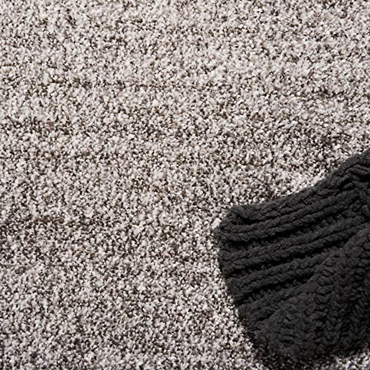 Rugs.com Angelica Collection Rug – 9' x 12' Light Gray Medium Rug Perfect for Living Rooms, Large Dining Rooms, Open Floorplans