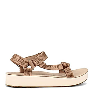 Teva Women's Midform Universal Geometric Sandal, Sand Dune, 7