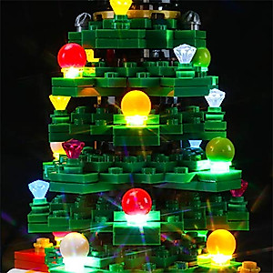 LIGHTAILING Light Set for (Creator Christmas Tree) Building Blocks Model - Led Light kit Compatible with Lego 40338(NOT Included The Model)