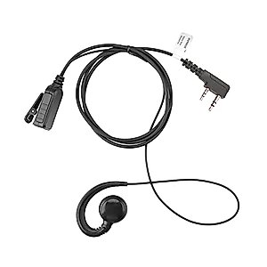 JEUYOEDE Surveillance Walkie Talkie Earpiece Headset with Mic Compatible for Kenwood TK-3160 TK-3302U-K TK-3402U16P BaoFeng UV-5R UV-82 Two Way Radio