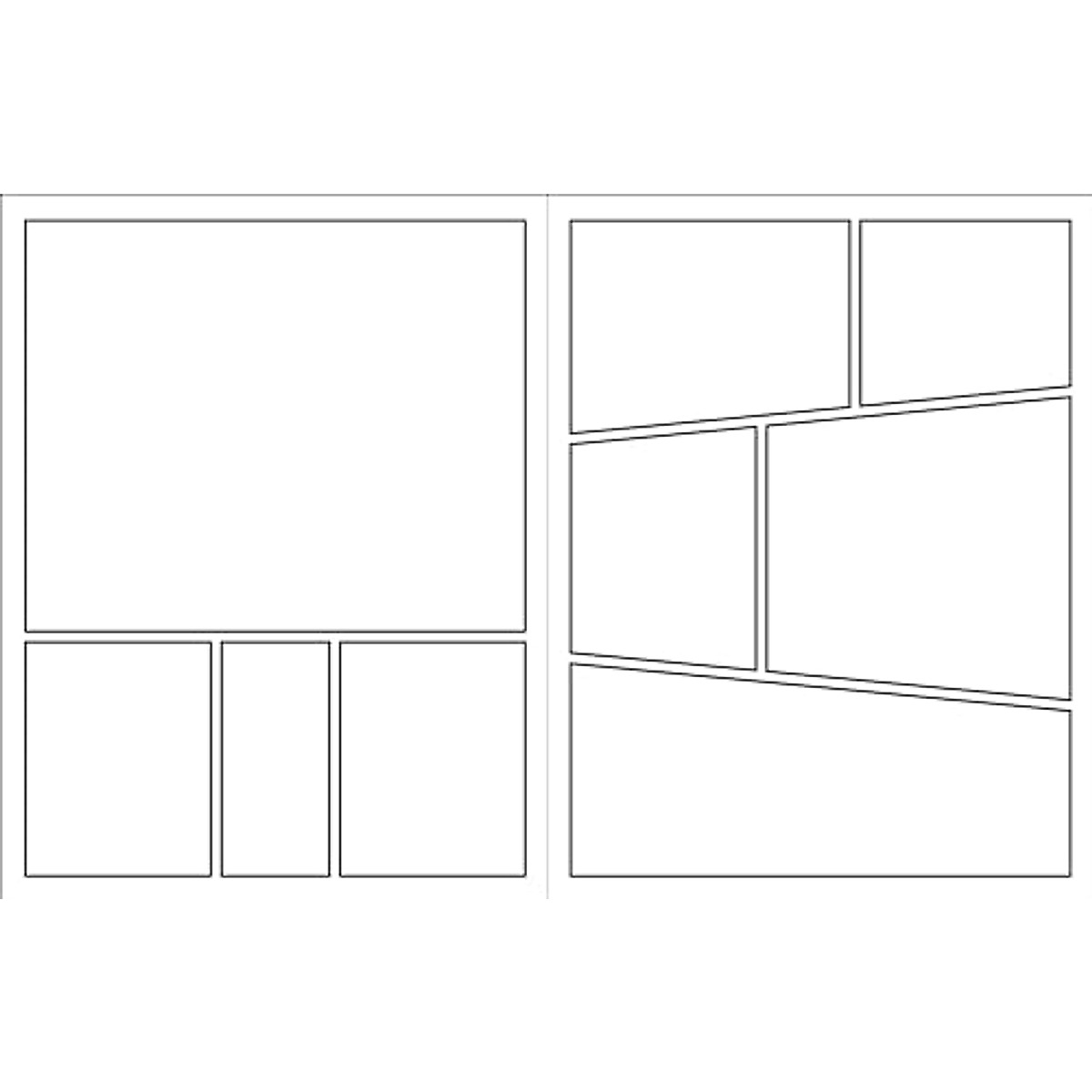 Blank Comic Book (with bonus stencil and blank cover!)